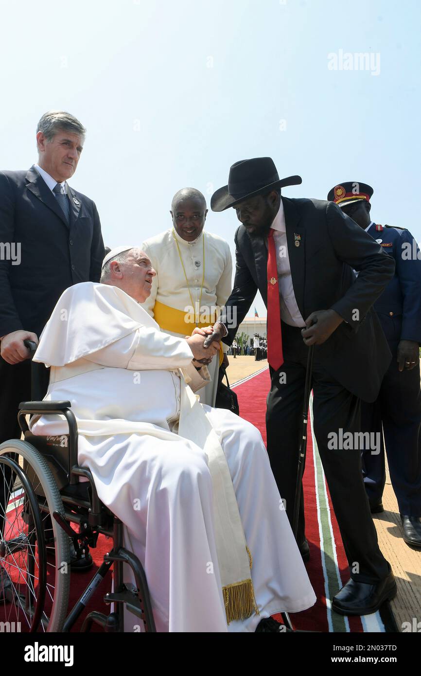 Juba, South Sudan. 05th Feb, 2023. South Sudan, Juba, 2023/2/5.Pope ...