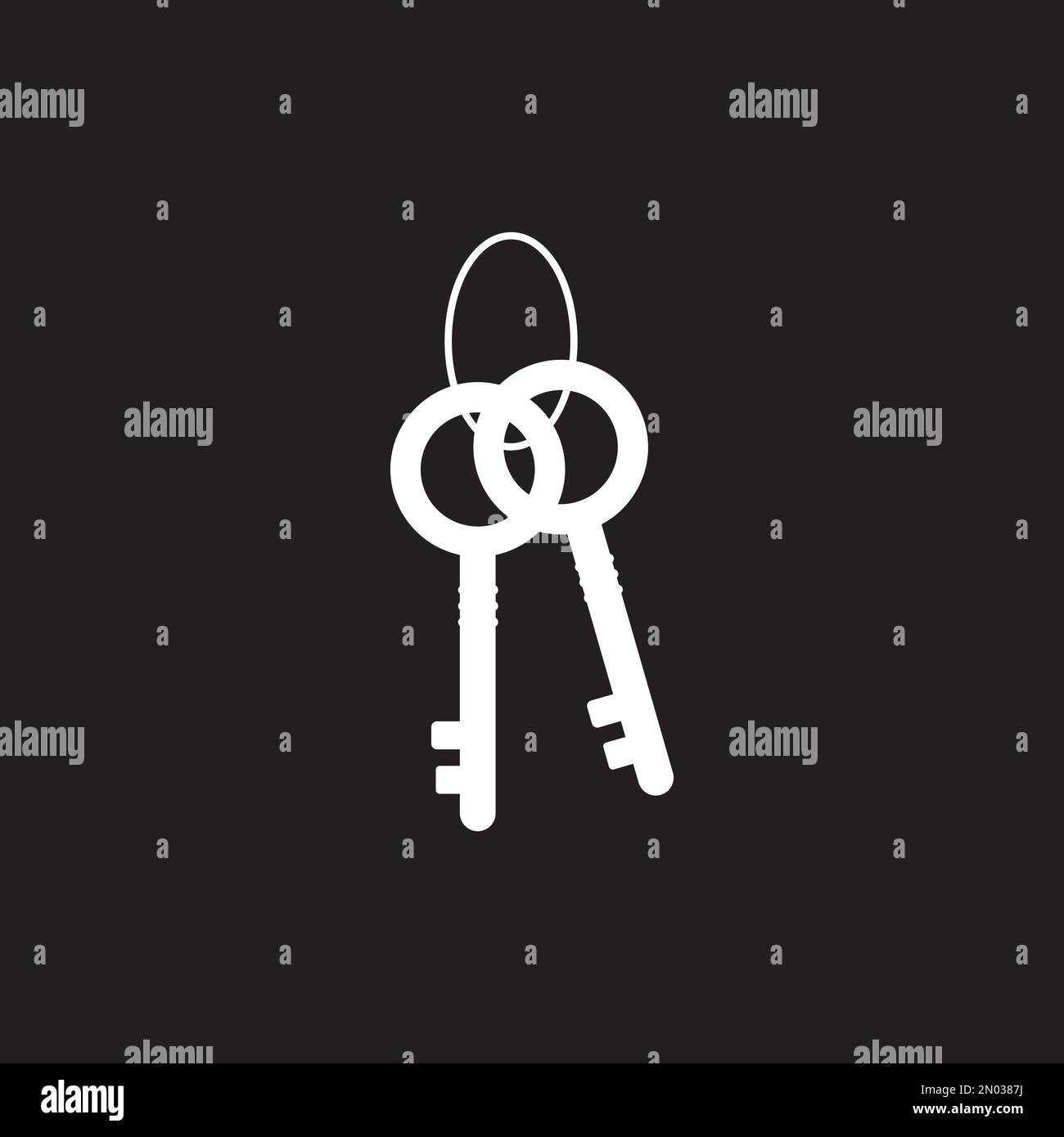 logo design key illustration and background Stock Vector Image & Art ...