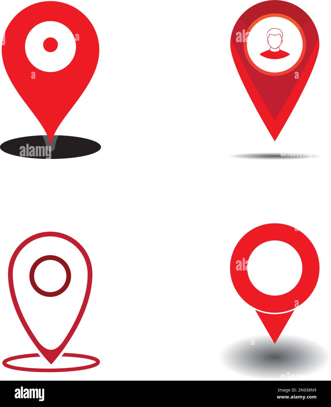 Location point Logo vector template Stock Vector Image & Art - Alamy