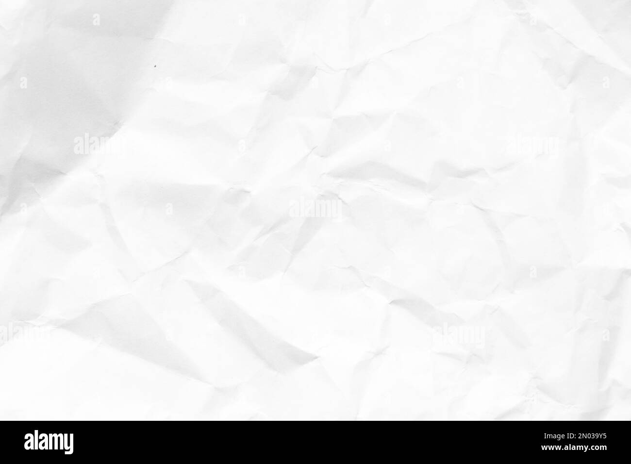 Grunge wrinkled white color paper textured background with copy space ...