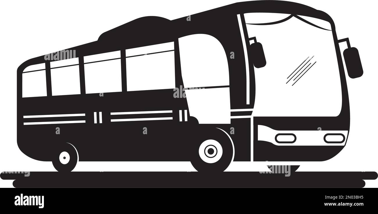 Bus Icon, Bus Vector Art Illustration template design Stock Vector ...