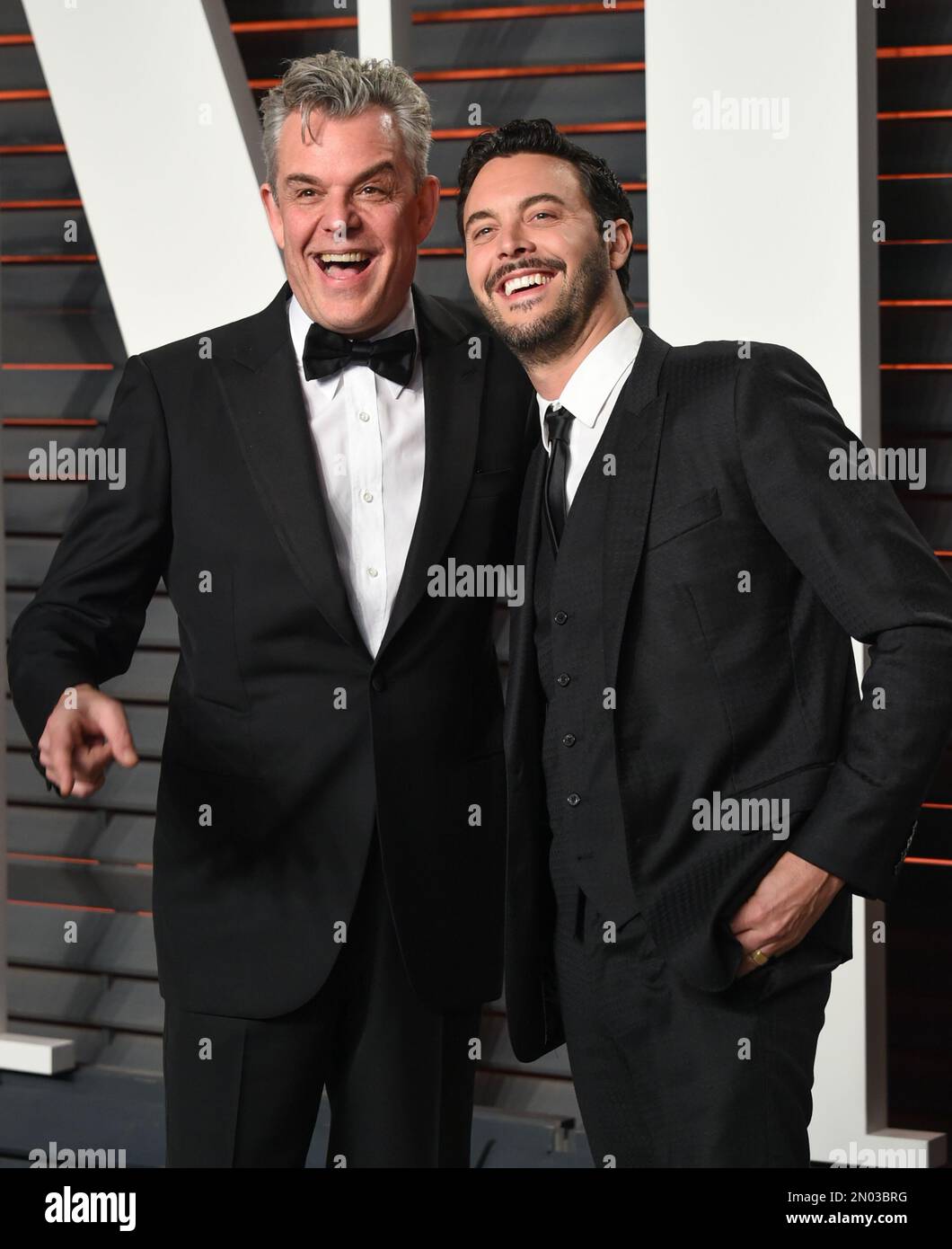 Danny Huston, left, and nephew Jack Huston attend the Vanity Fair Fair ...