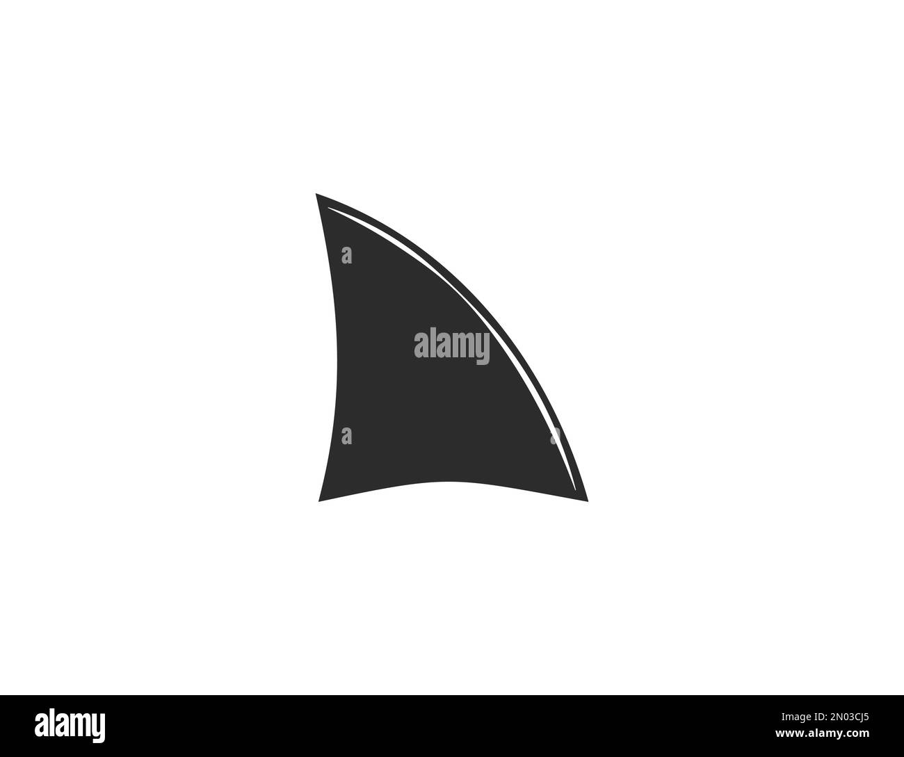 Shark fin icon. Vector illustration Stock Vector Image & Art - Alamy