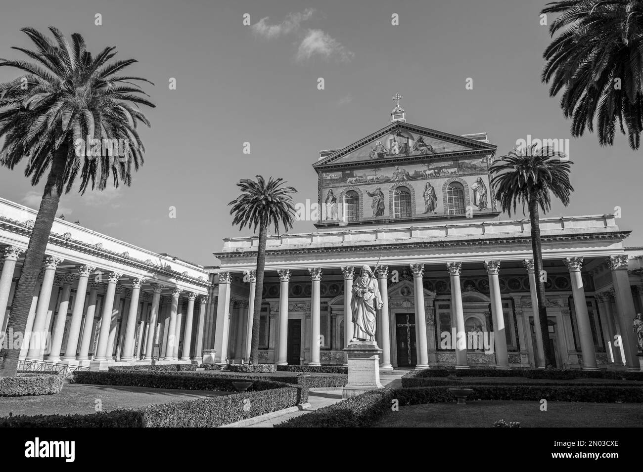 The Papal Basilica of Saint Paul Outside the Walls is one of the four ...