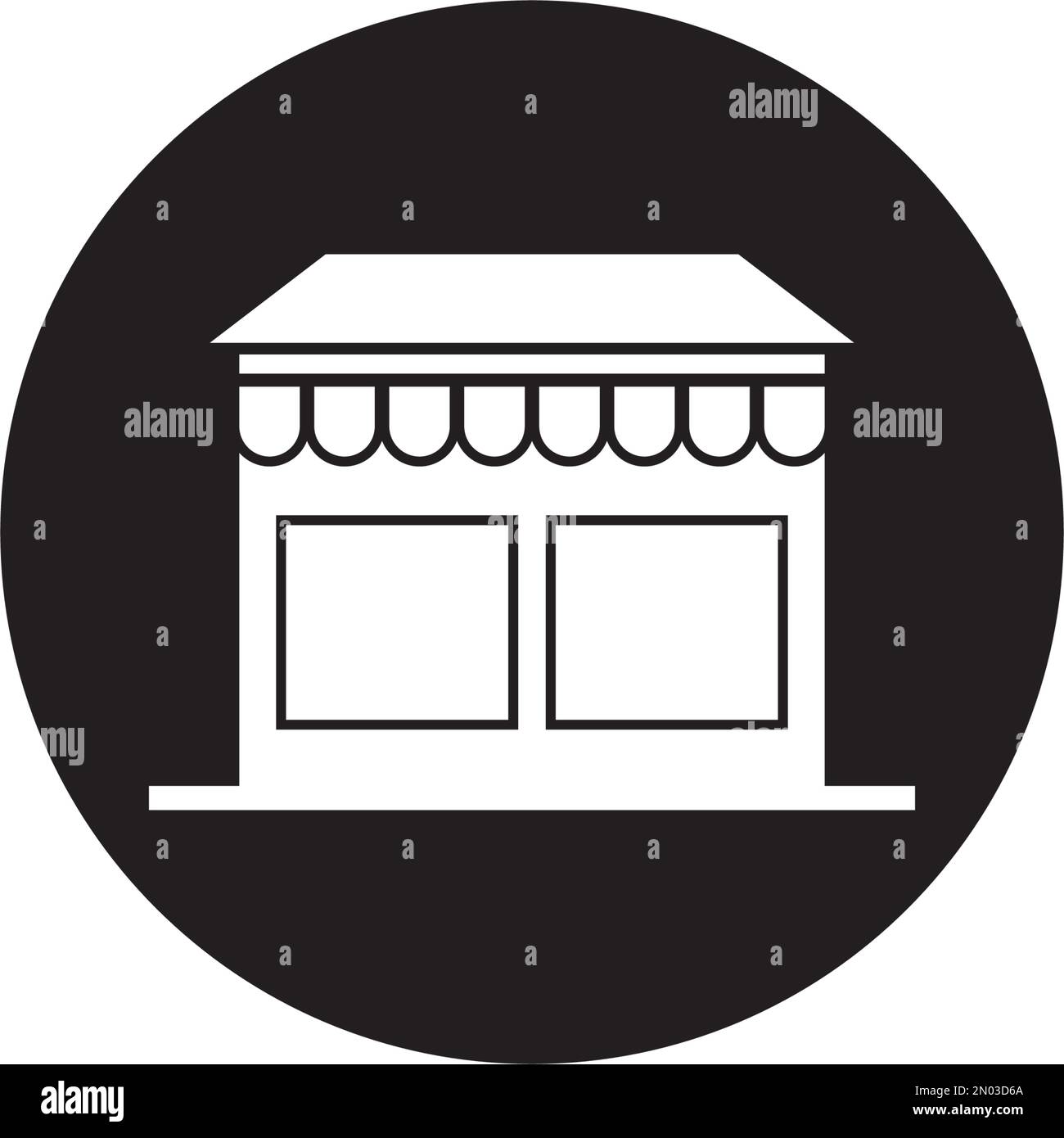 shopping mall icon vector illustration symbol template Stock Vector ...