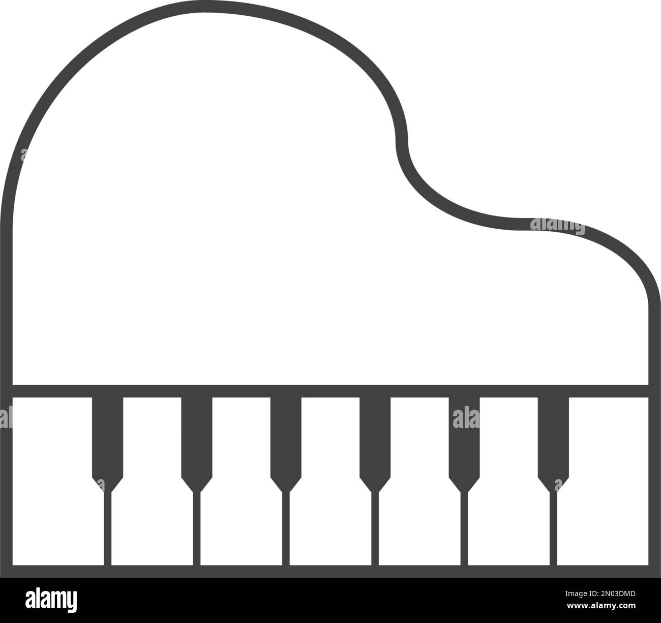 Piano logo vector illustration template design Stock Vector Image & Art ...