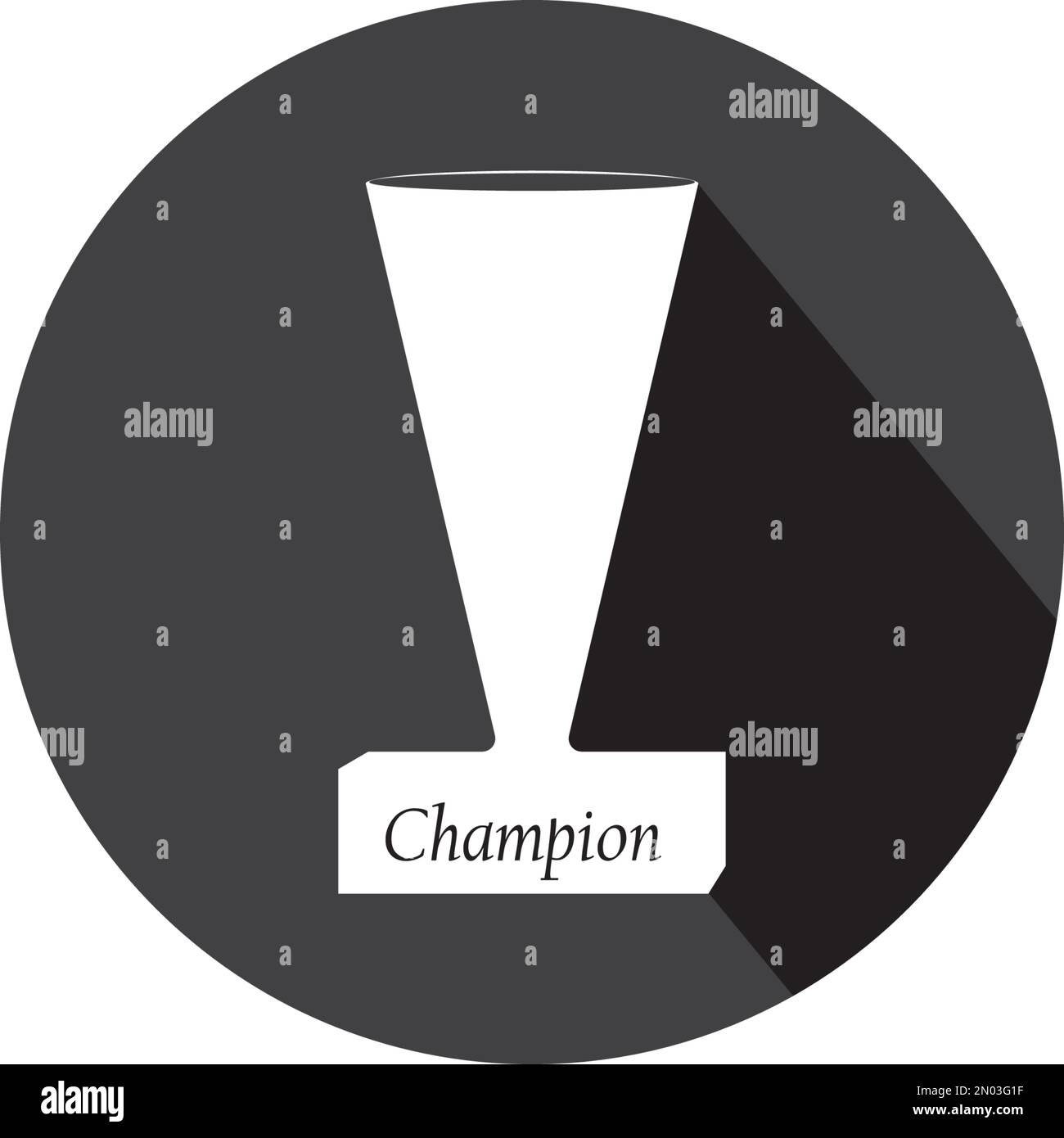 Winner trophy icon vector design illustration Stock Vector Image & Art ...