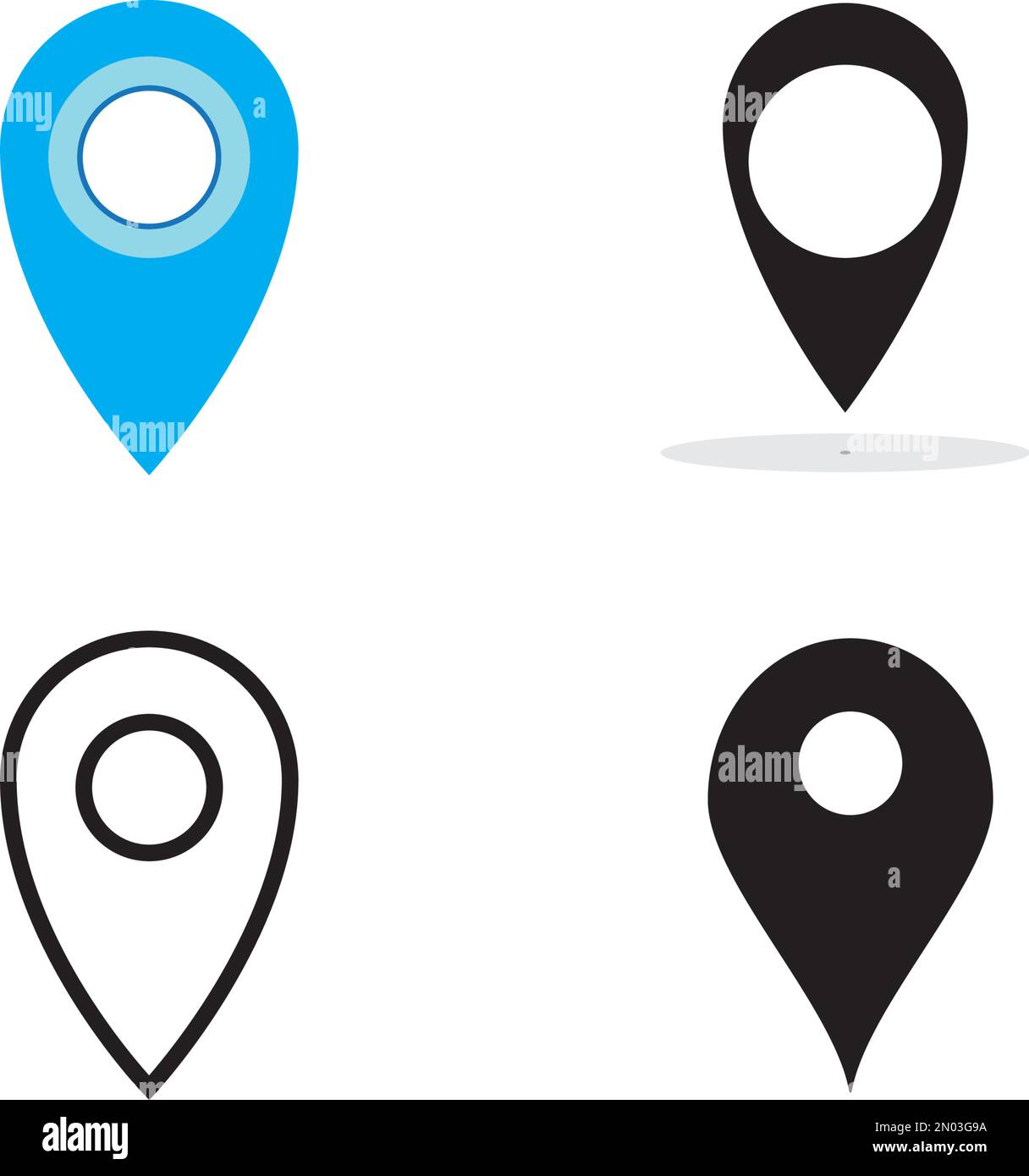 Location point Logo vector template Stock Vector Image & Art - Alamy