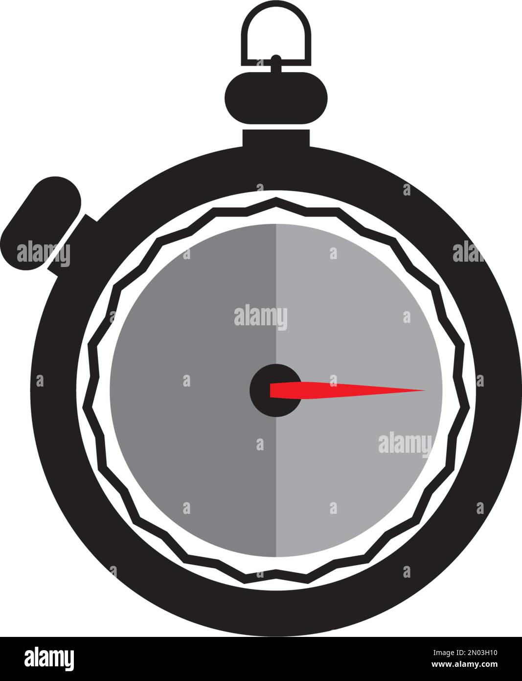 Stopwatch icon vector design illustration template Stock Vector Image ...