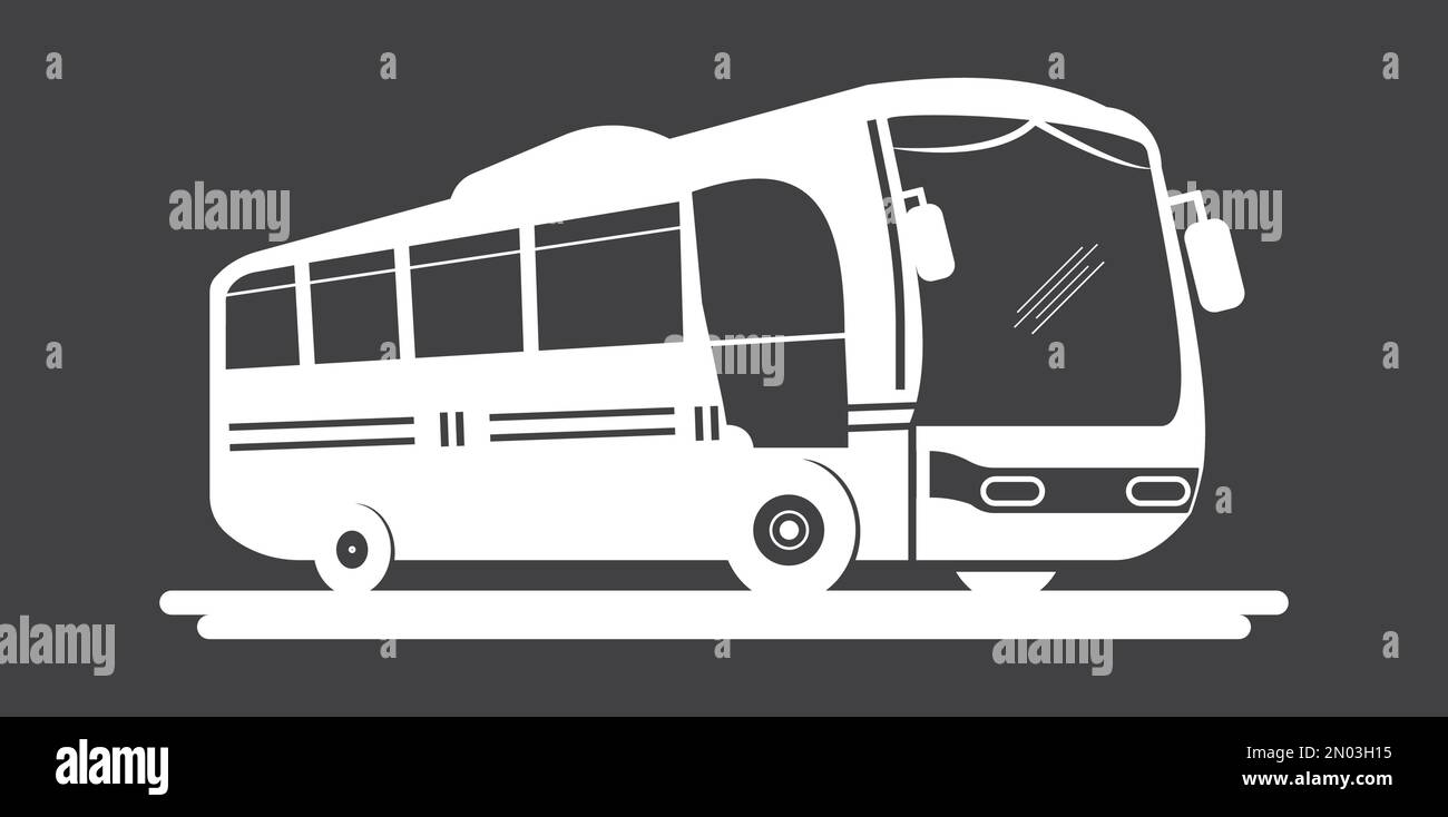 Bus Icon, Bus Vector Art Illustration template design Stock Vector ...