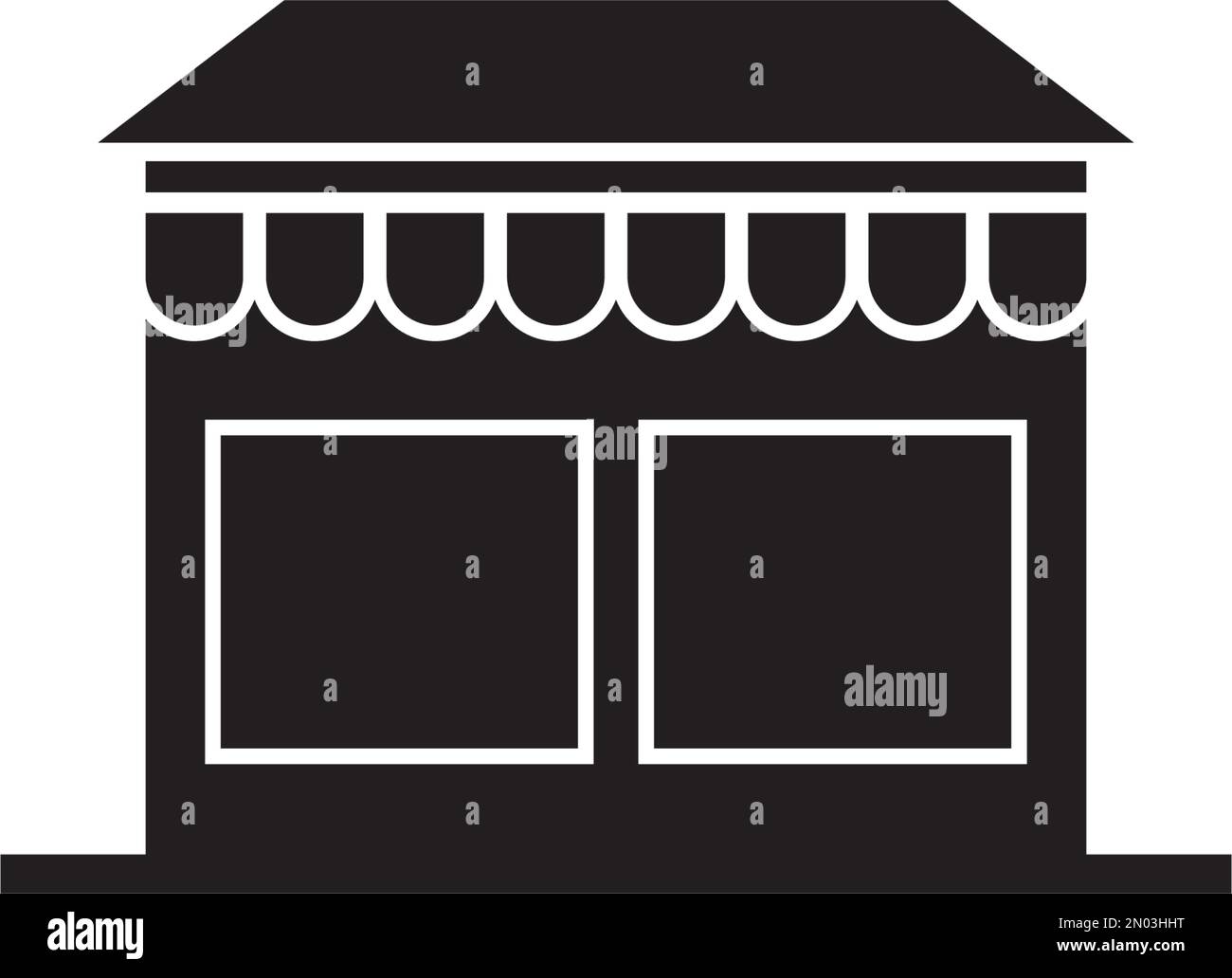 shopping mall icon vector illustration symbol template Stock Vector ...