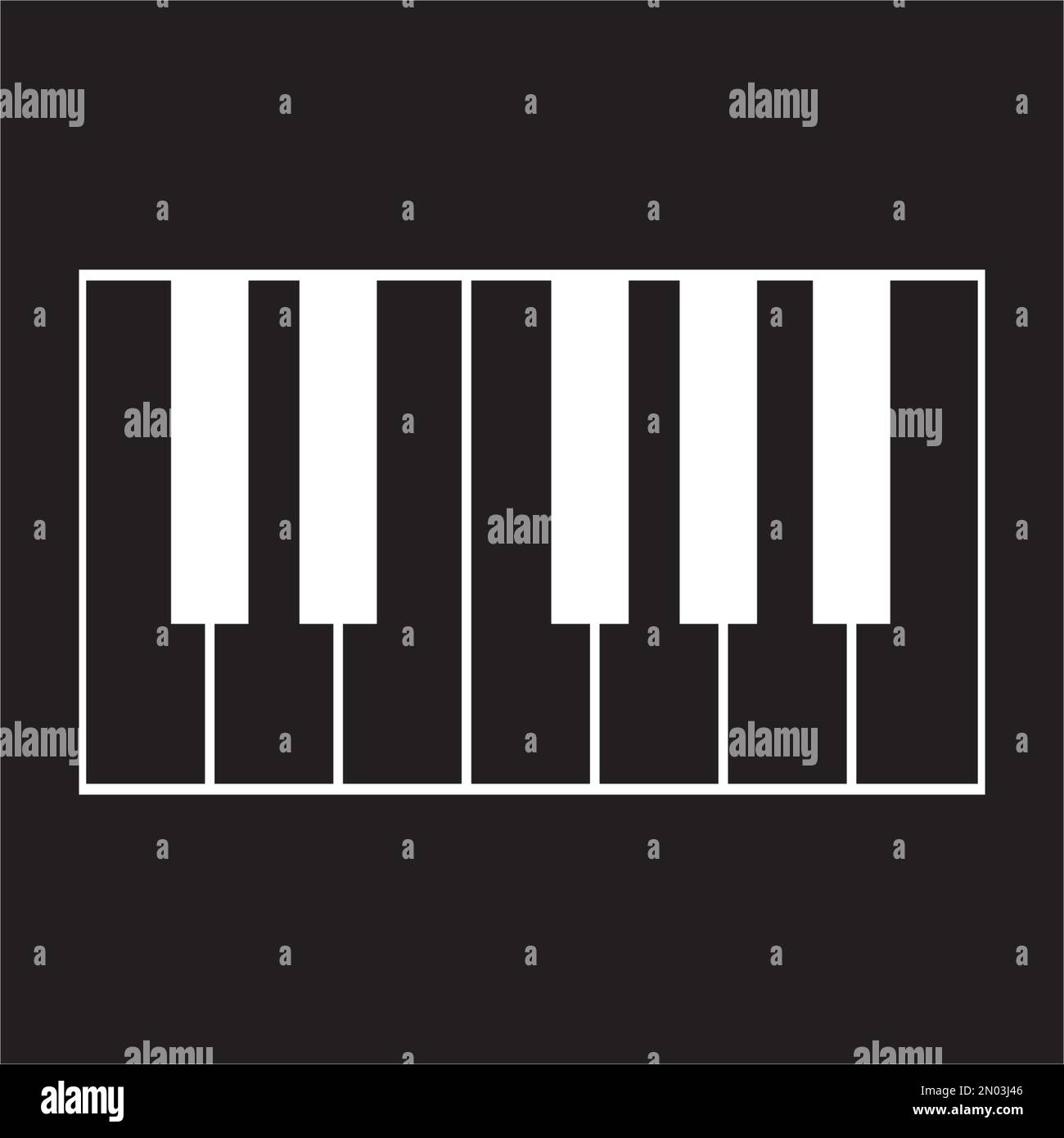 Piano logo vector illustration template design Stock Vector Image & Art ...