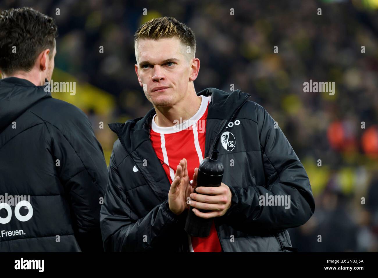Matthias GINTER (FR) is disappointed after the game, Soccer 1st ...