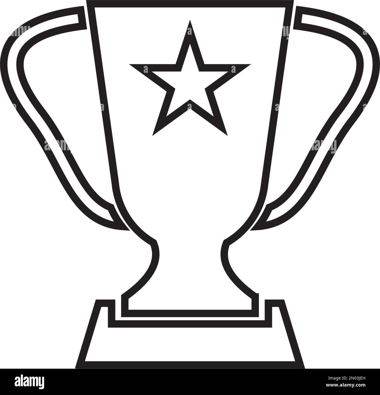 Winner trophy icon vector design illustration Stock Vector Image & Art ...
