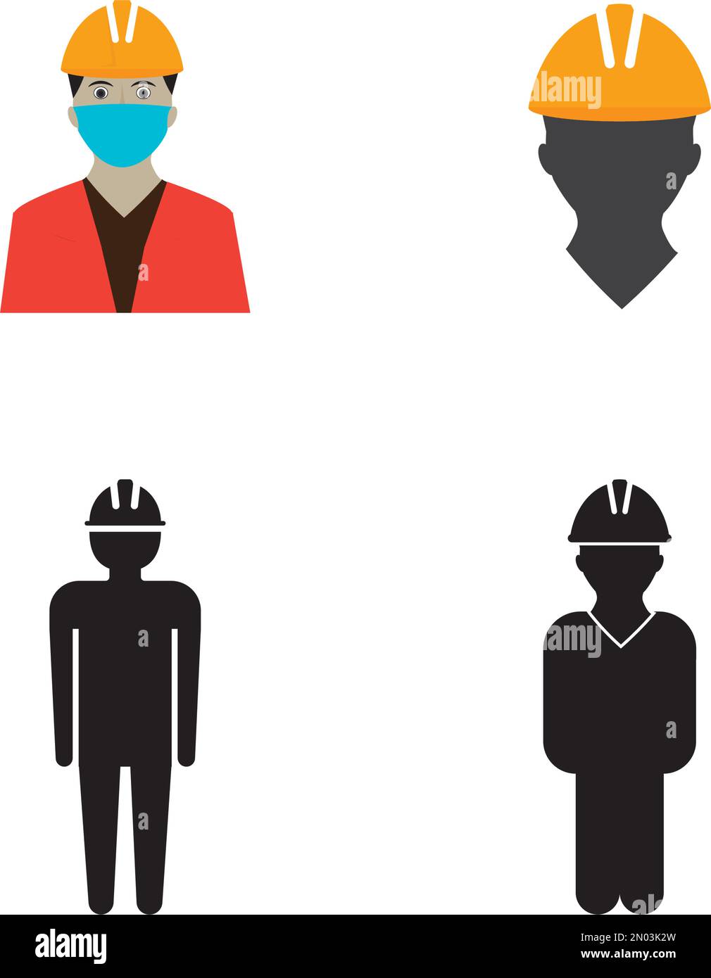 Construction workers Stock Vector Images - Alamy