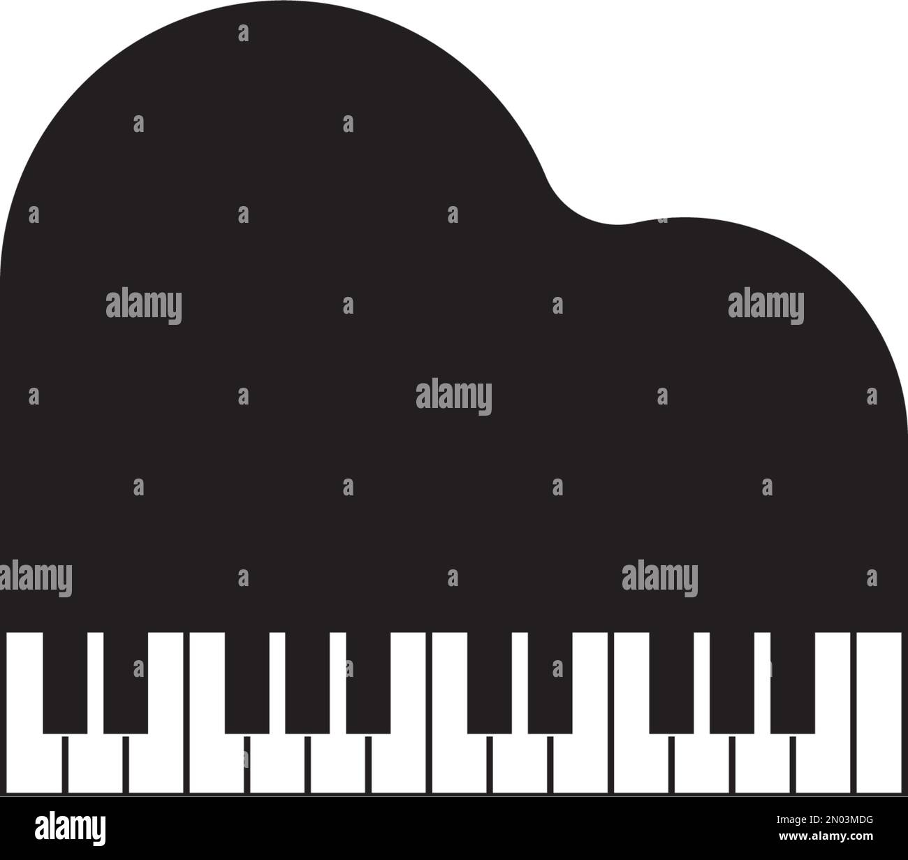 Piano logo vector illustration template design Stock Vector Image & Art ...