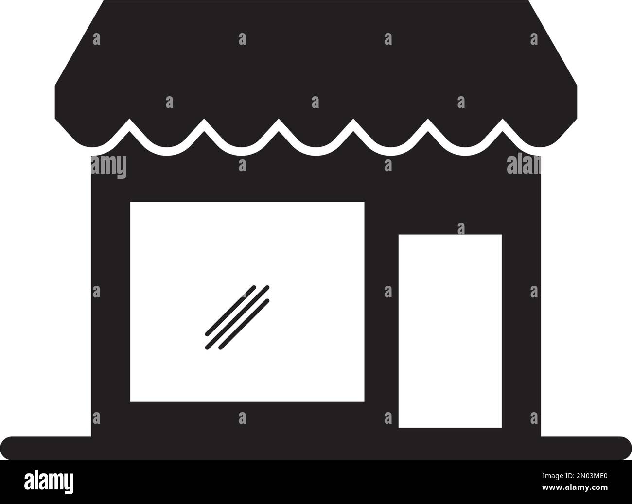 shopping mall icon vector illustration symbol template Stock Vector ...