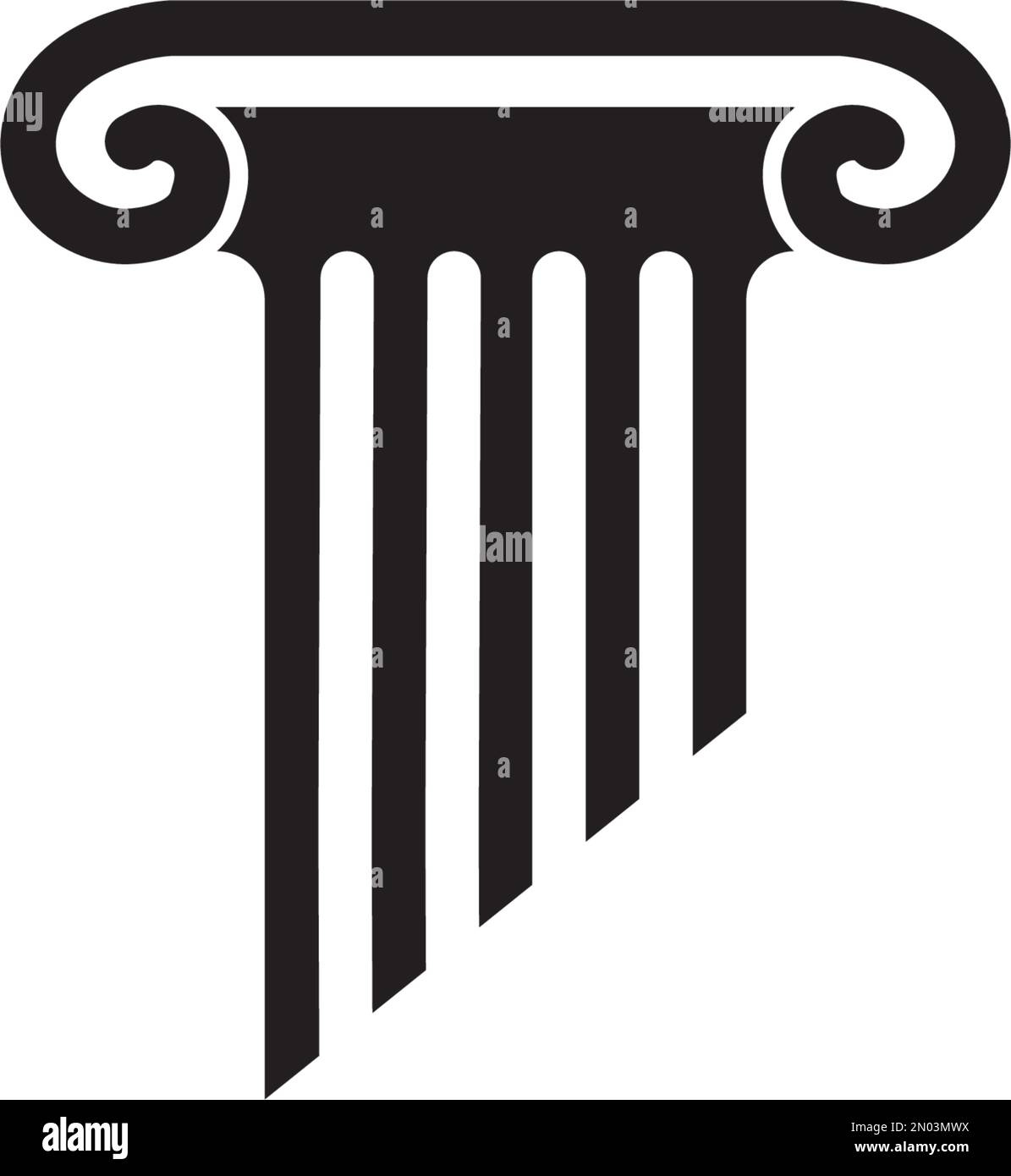 column Logo vector Template design illustration Stock Vector Image ...