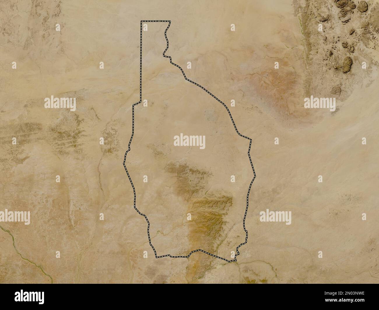 Niger map zoom border satellite hi-res stock photography and images - Alamy