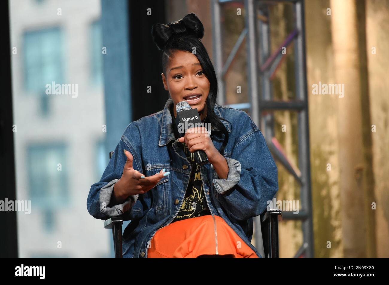 Actress and singer-songwriter Keke Palmer participates in AOL's BUILD ...