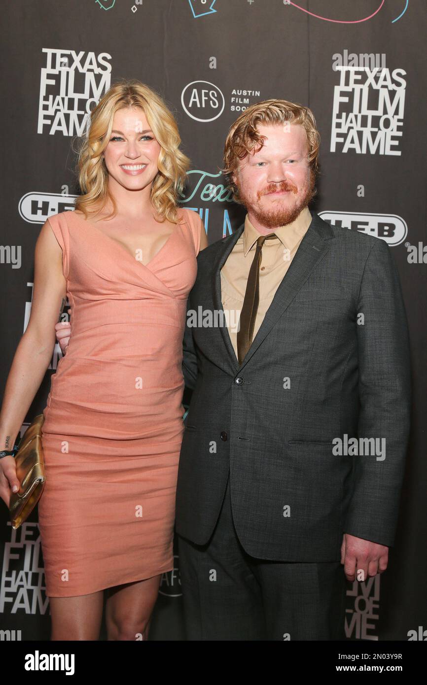 Texas Film Hall of Fame honoree Jesse Plemons, right, and Adrianne ...