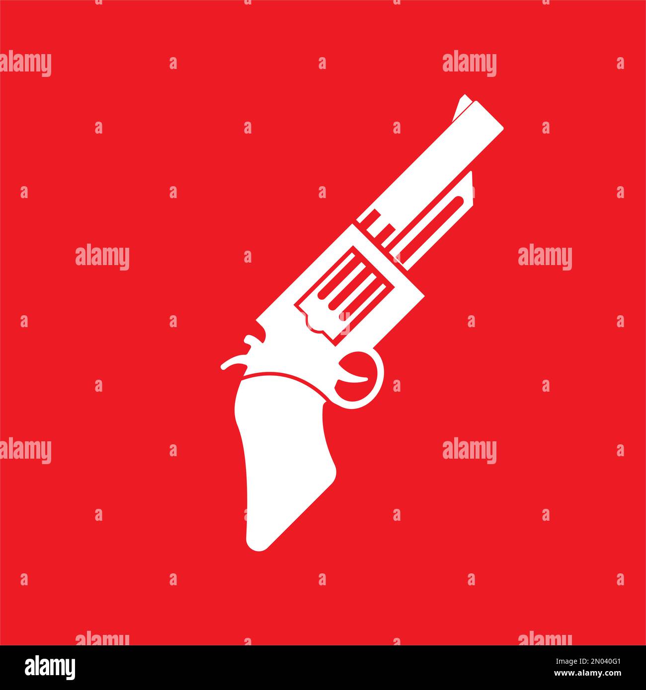 Gun logo vector illustration design and background Stock Vector Image ...