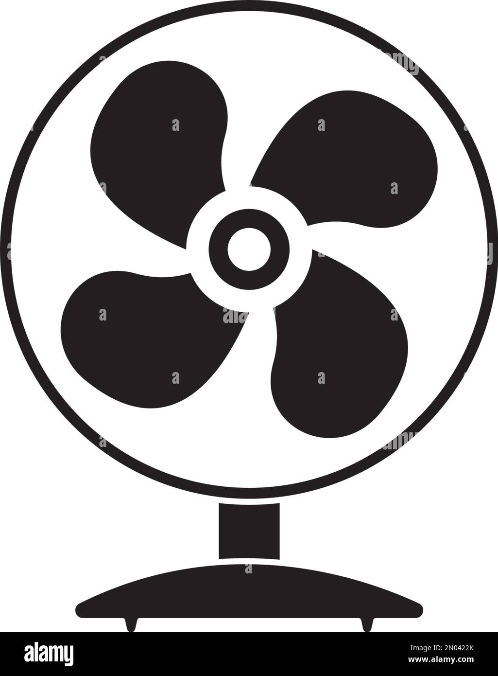 Ceiling fan vector Black and White Stock Photos & Images - Alamy