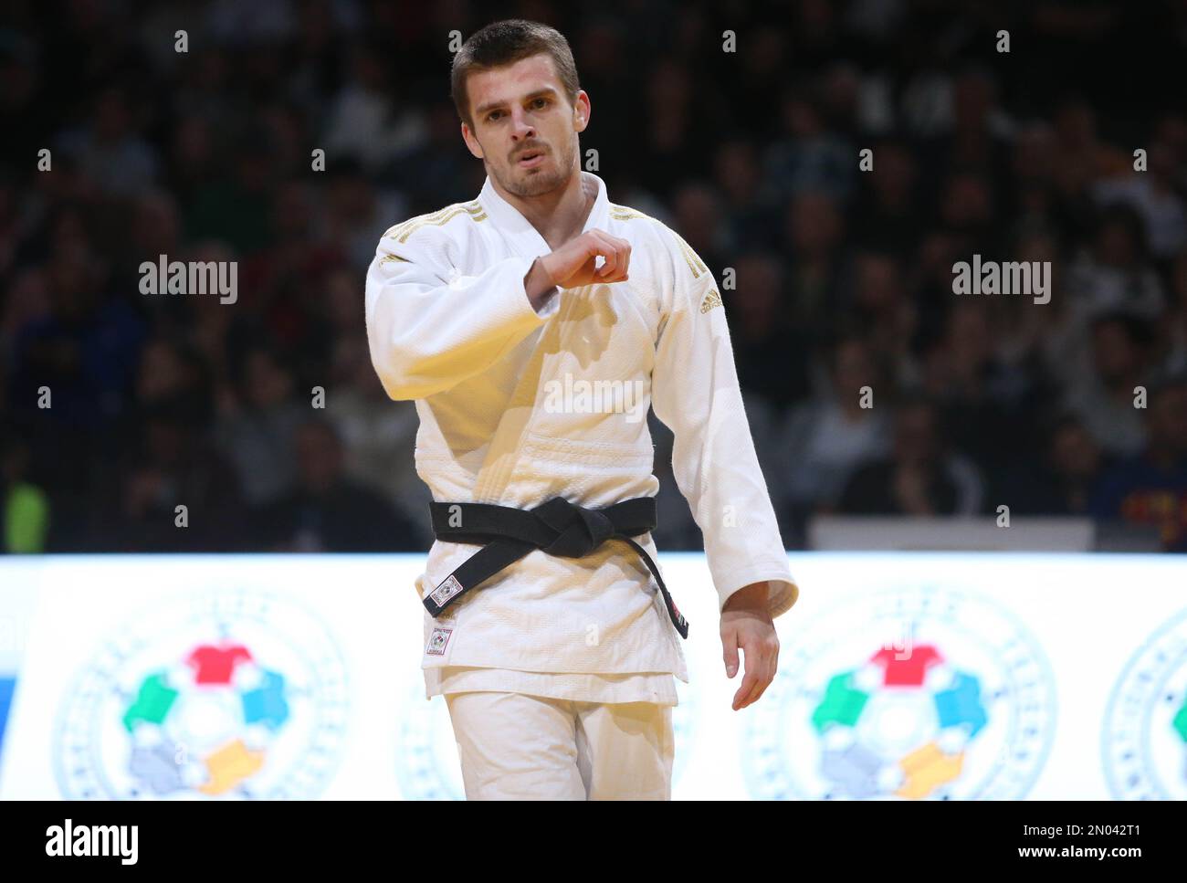 Bogdan Iadov of Ukraine against Erkhembayar Battogtokh of Mongolia, Men ...