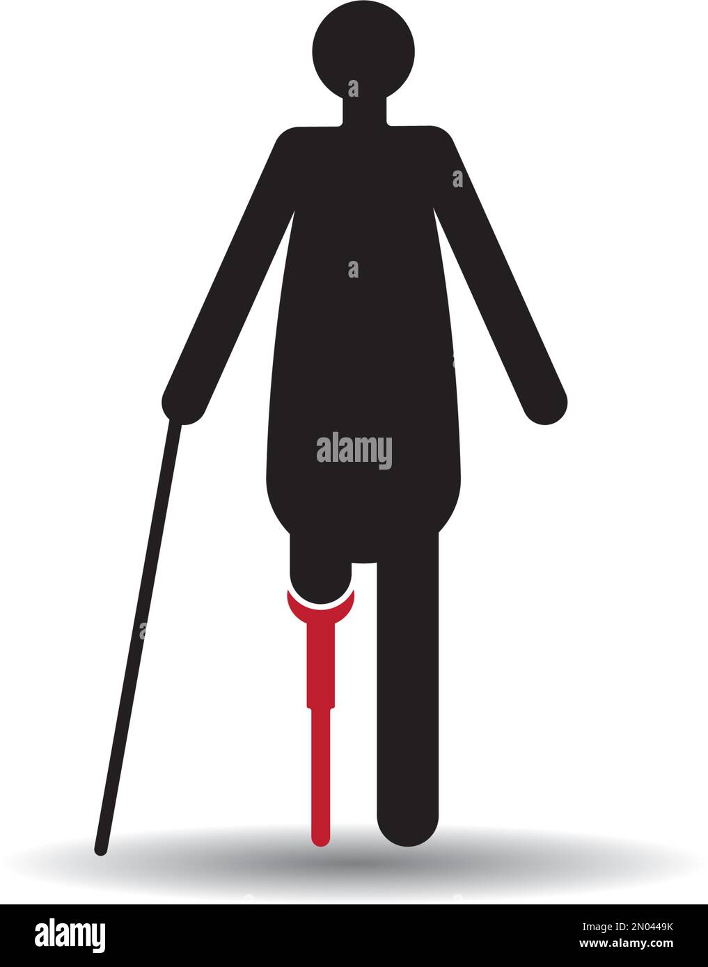 vector icon representing the disabled, elderly, and injured using ...