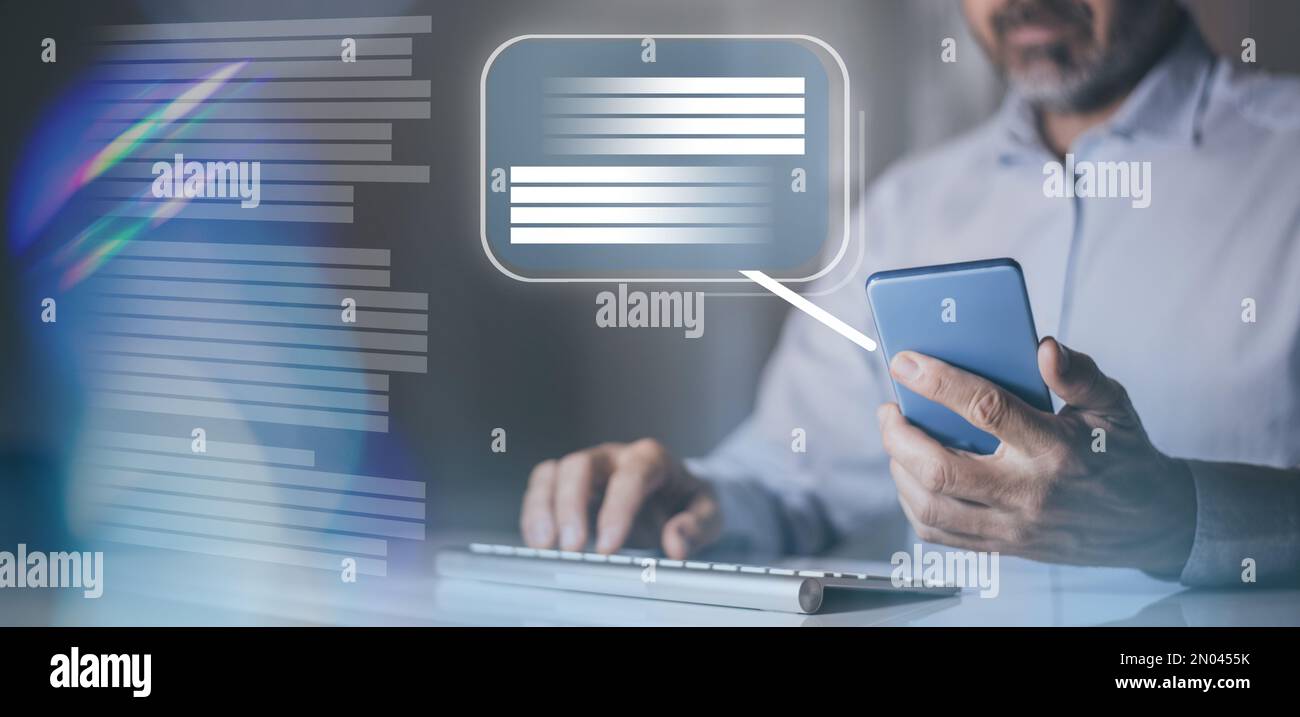 Smart device virtual control interface. Artificial intelligence new ...