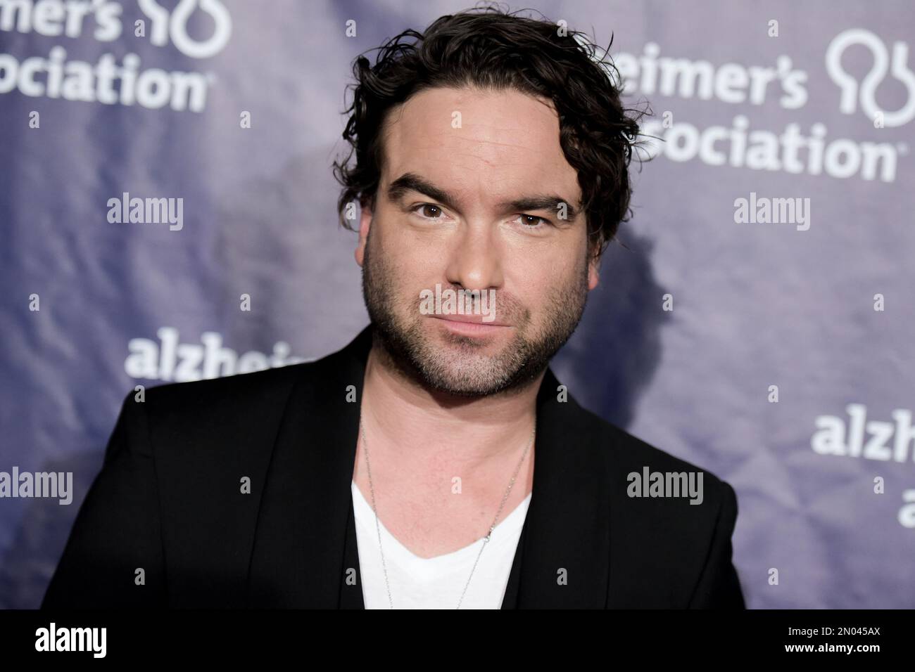 Johnny Galecki attends the 24th Annual "A Night at Sardi's" held at the ...