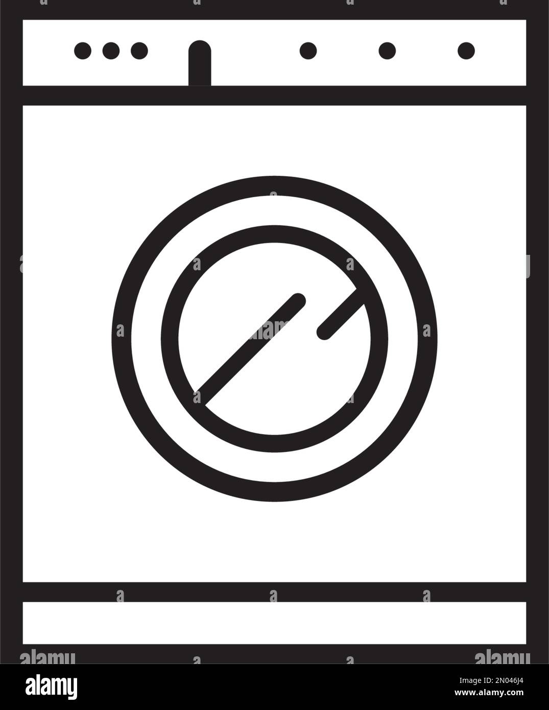 washing machine logo vector design illustration template Stock Vector ...