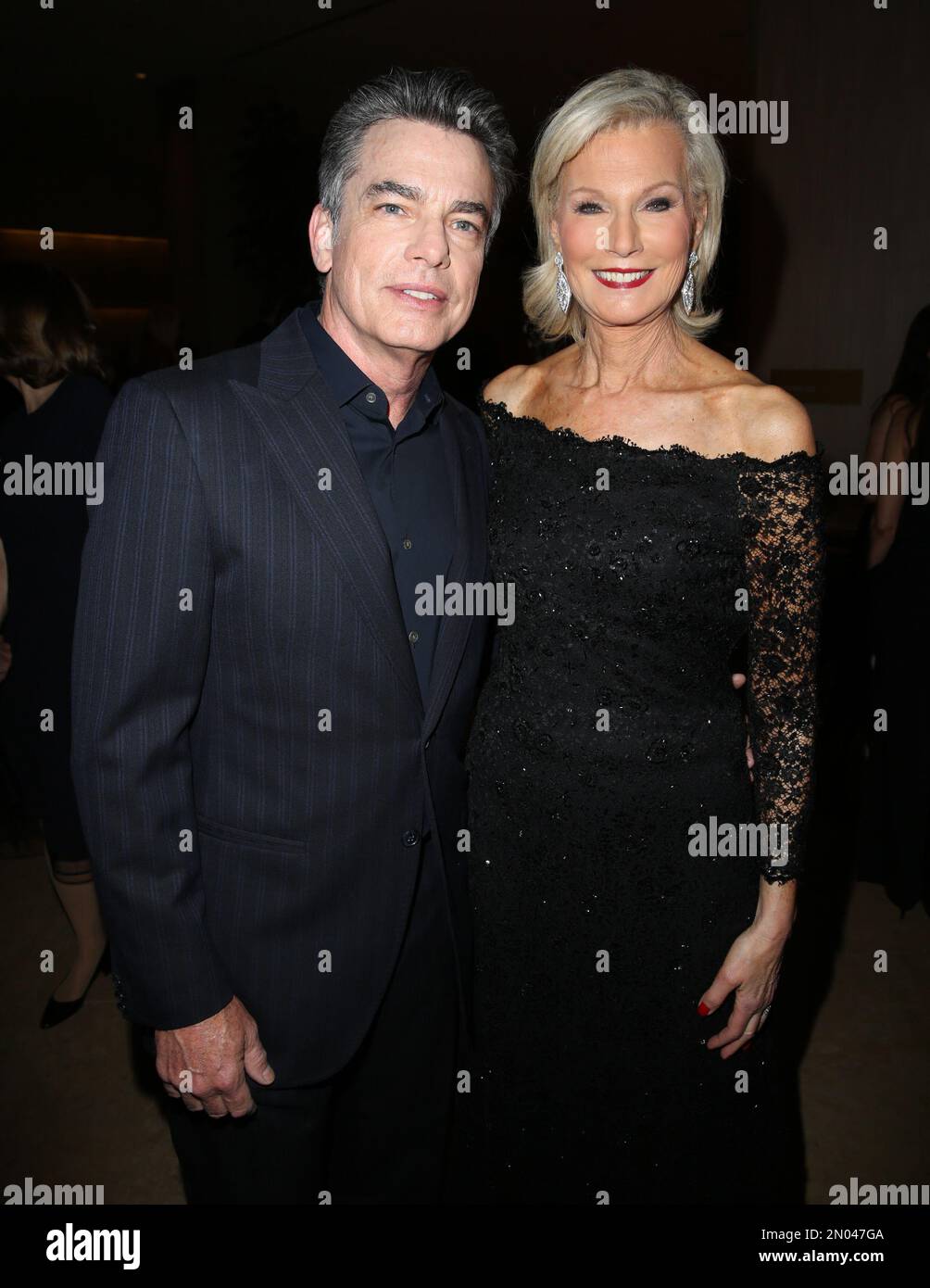 Peter Gallagher and Laurie Burrows Grad arrive at the 24th annual ...