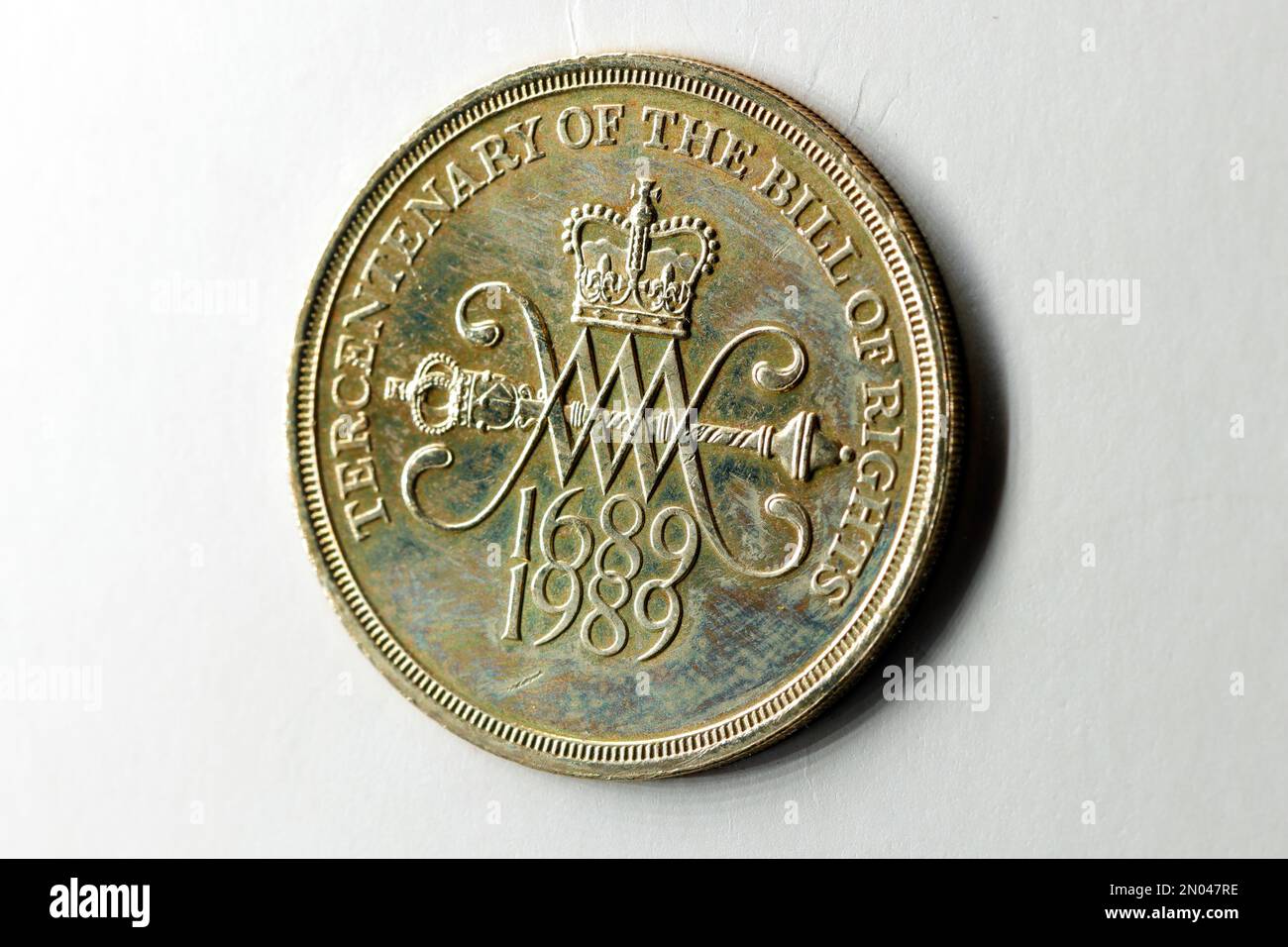 1989 two pound coin hi-res stock photography and images - Alamy