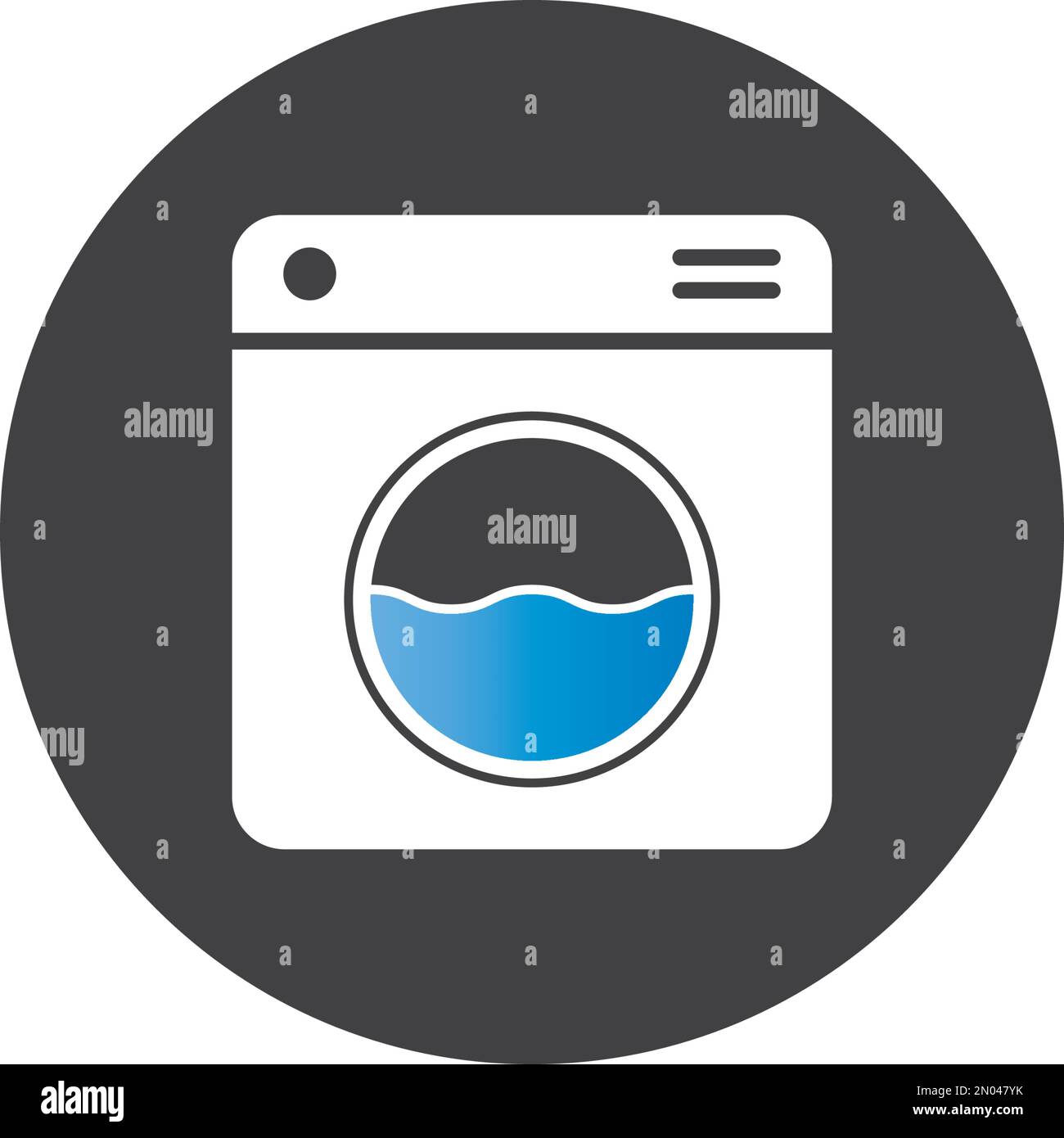 washing machine logo vector design illustration template Stock Vector ...