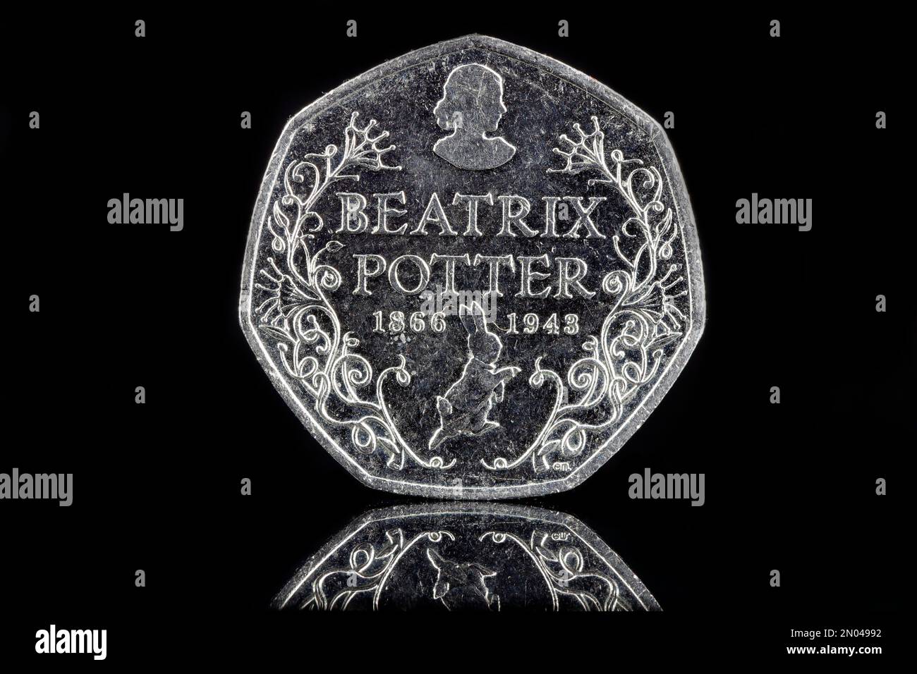 A 50p issued by The Royal Mint in 2016 to commemorate 150th anniversary ...