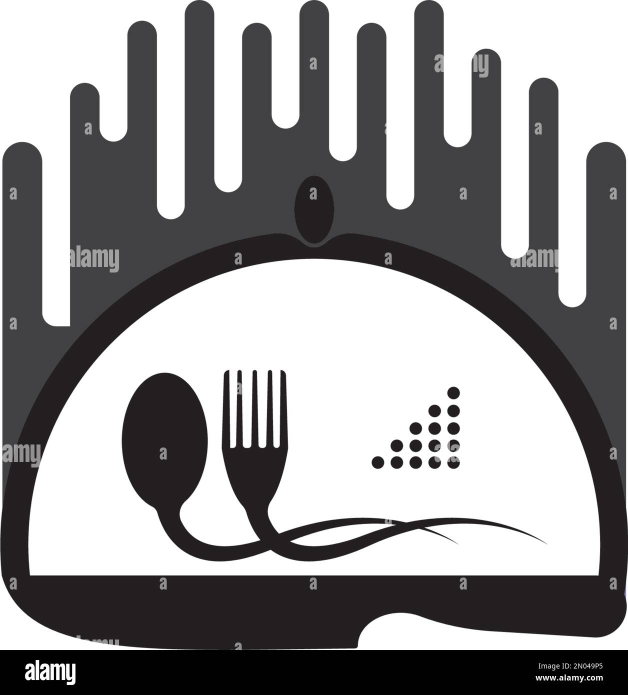 restaurant logo vector design illustration and background Stock Vector ...