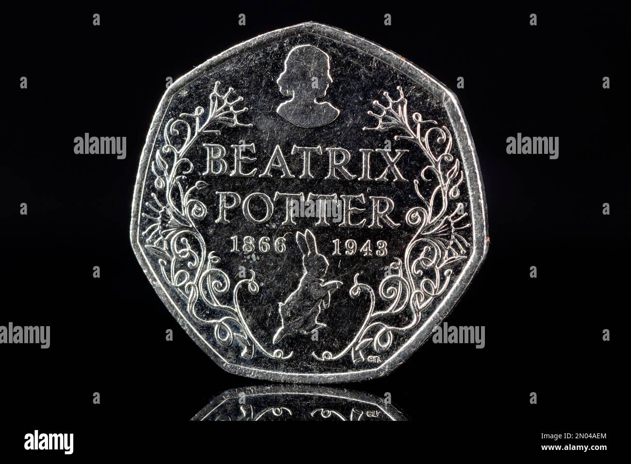 A 50p issued by The Royal Mint in 2016 to commemorate 150th anniversary ...