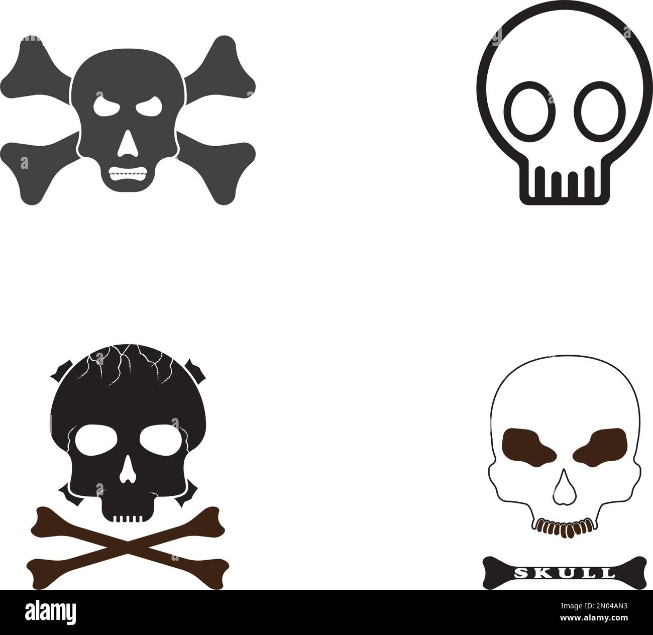 Skull icon vector design illustration and background Stock Vector Image ...
