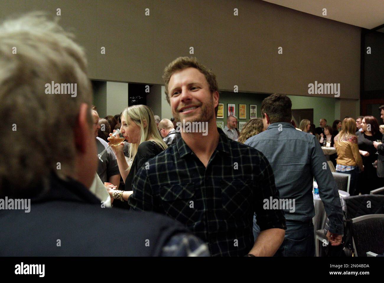 Country music singer Dierks Bently is seen at the opening of his ...