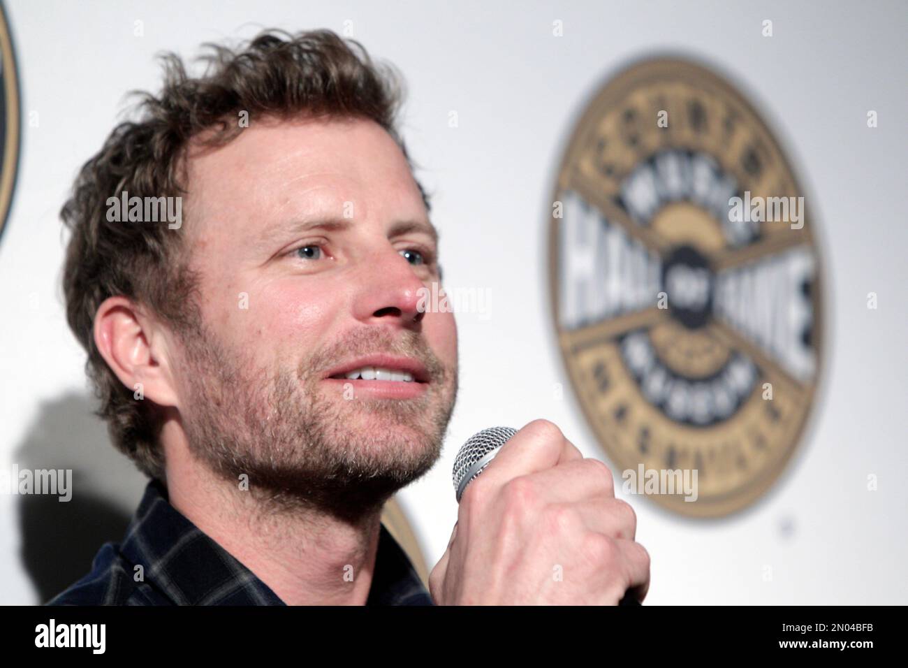 Country music singer Dierks Bently is seen at the opening of his ...