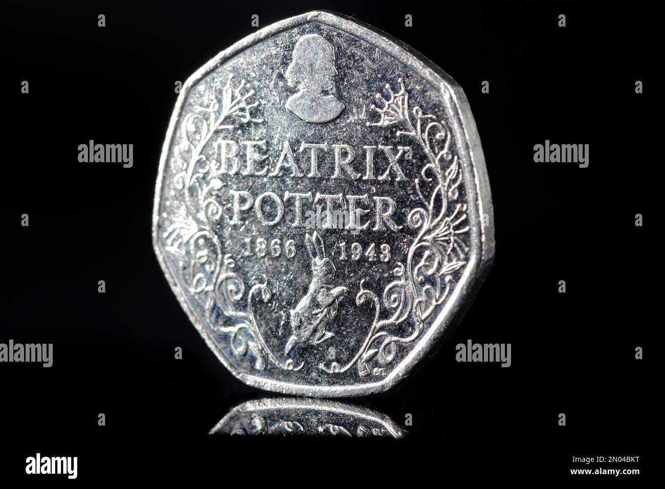 A 50p issued by The Royal Mint in 2016 to commemorate 150th anniversary ...