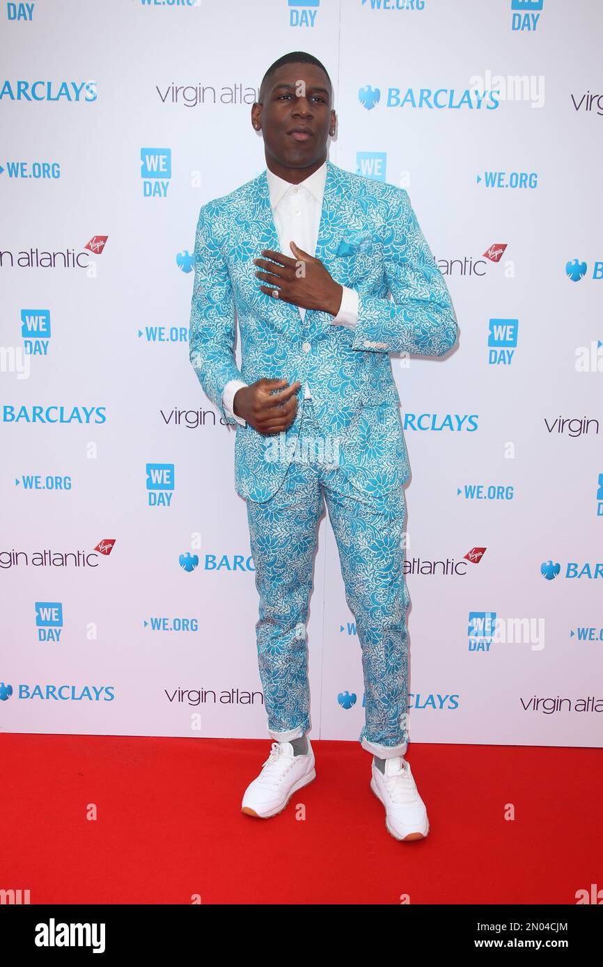 Singer Labrinth poses for photographers upon arrival at WE day in ...