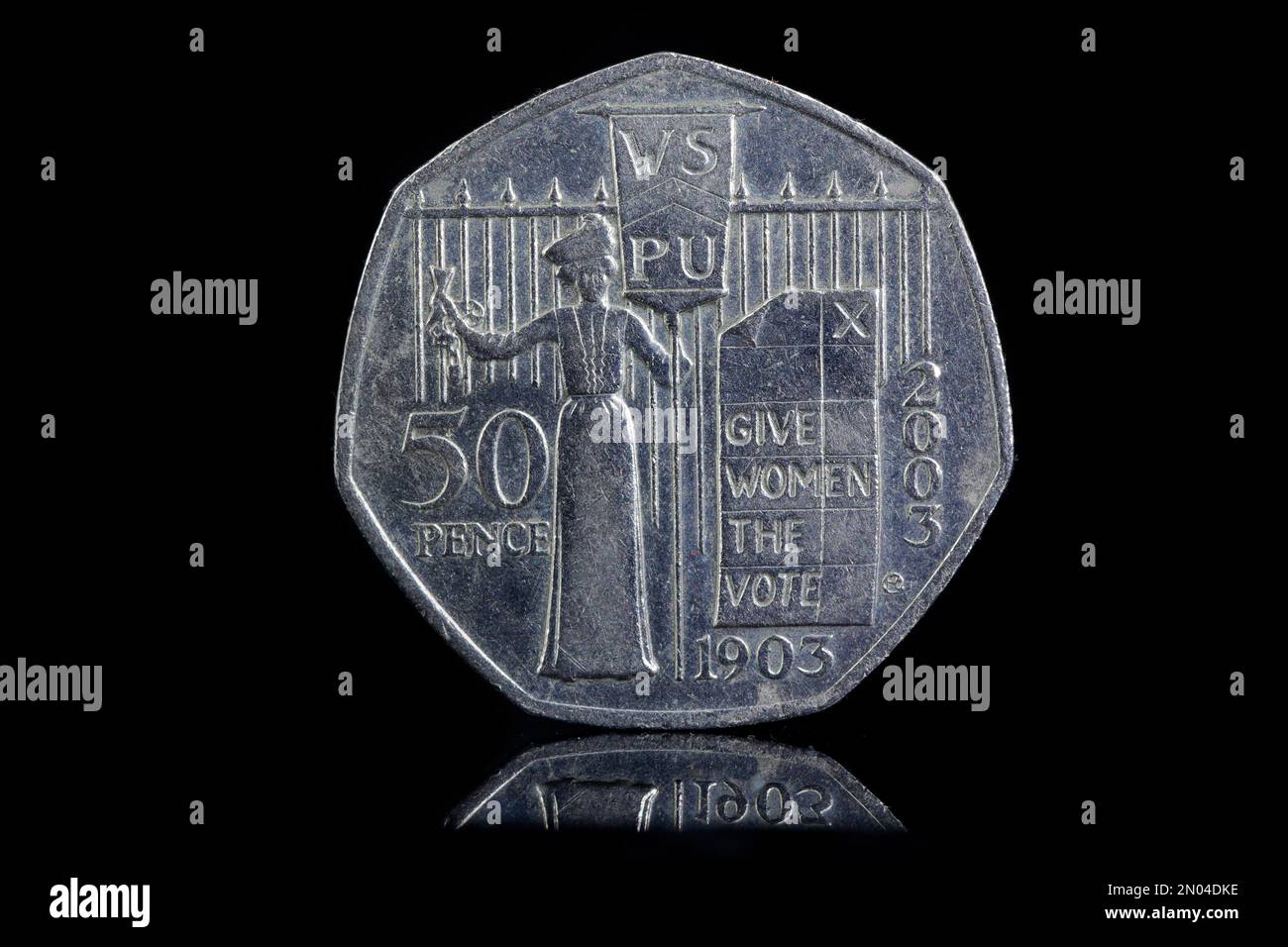The Suffragettes 50p commemorates the centenary of the establishment of ...