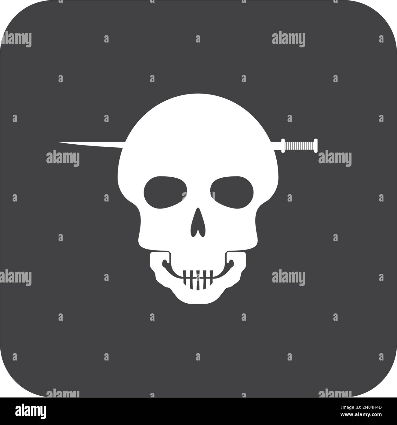 Skull game vector vectors Cut Out Stock Images & Pictures - Alamy