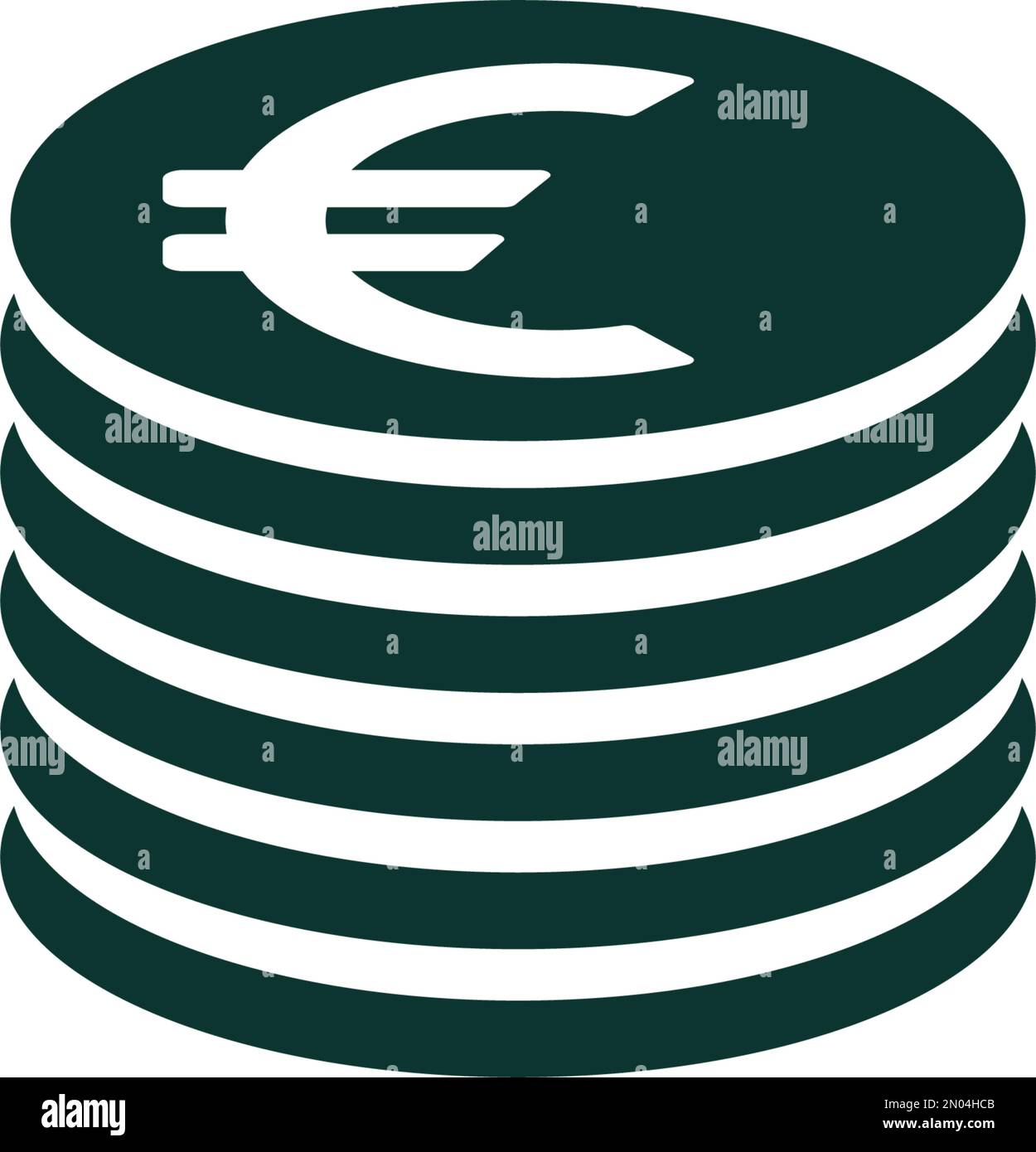 Money euro cutout Stock Vector Images - Alamy