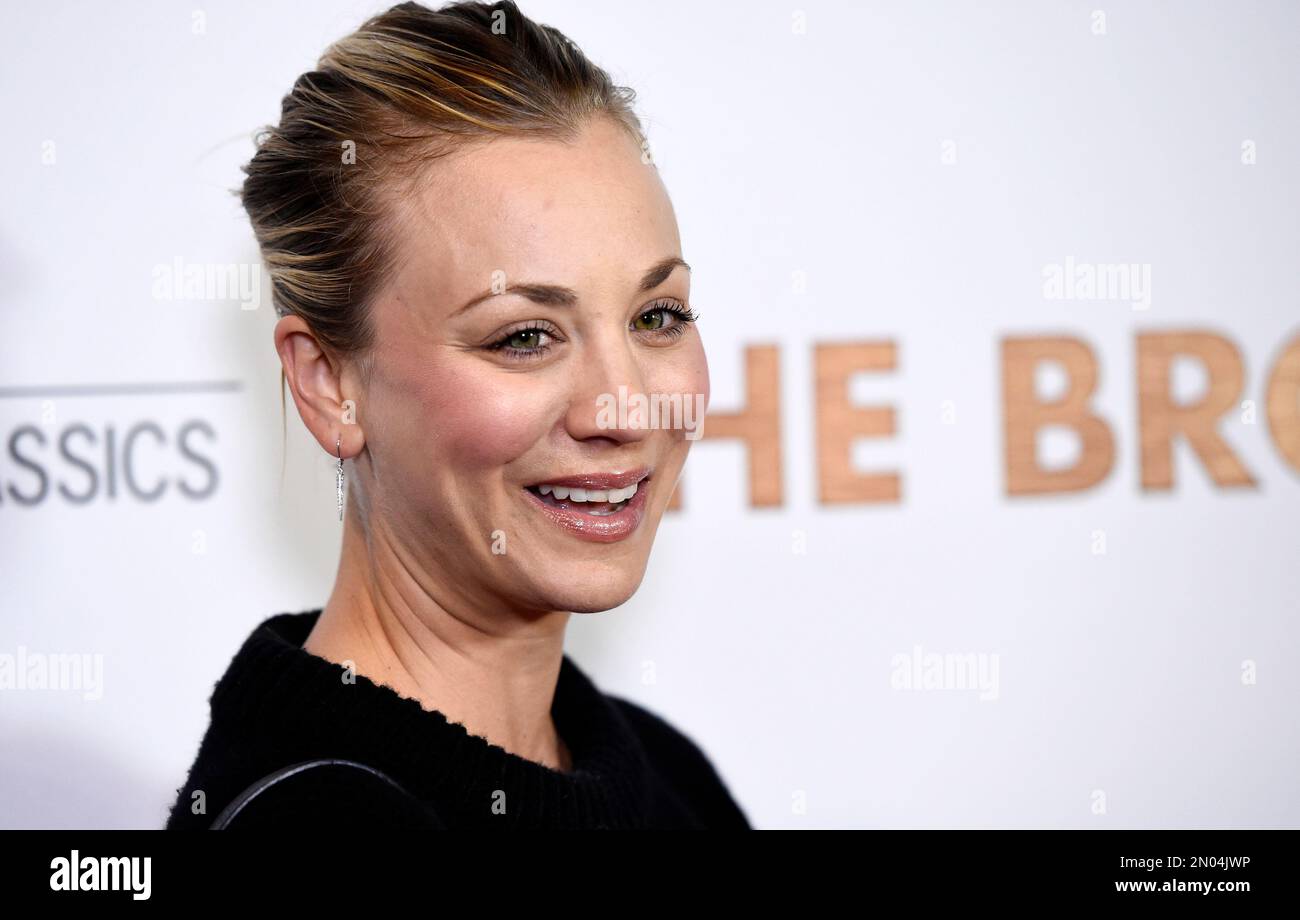 Kaley Cuoco, a cast member in the television series "The Big Bang ...