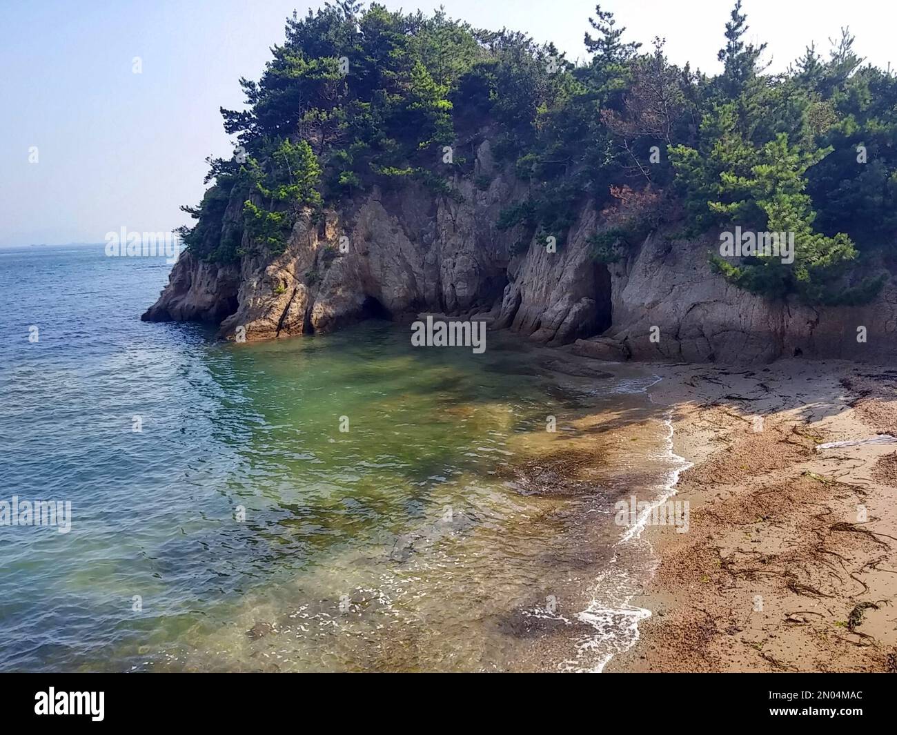 This Aug. 4, 2015 photo shows a view of the coastline of Japan’s ...
