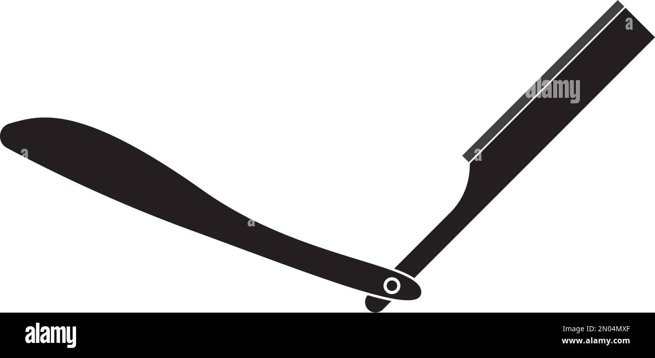 Razor blade logo vector design illustration background Stock Vector ...