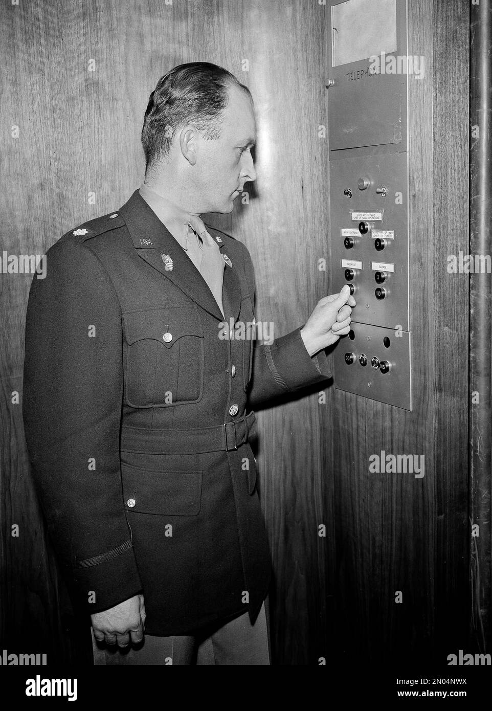 Lieutenant Colonel William H.S. Wright, aide de camp to Secretary of ...